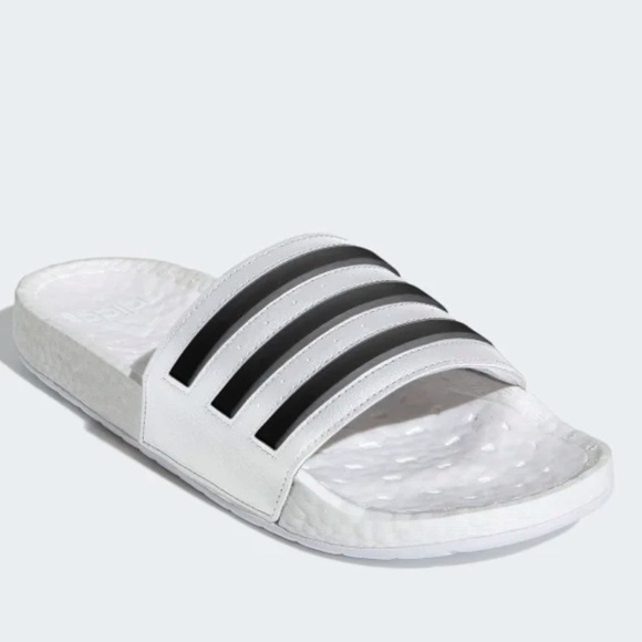 adidas | Shoes | Adidas Adilette Boost Slide White | Poshmark